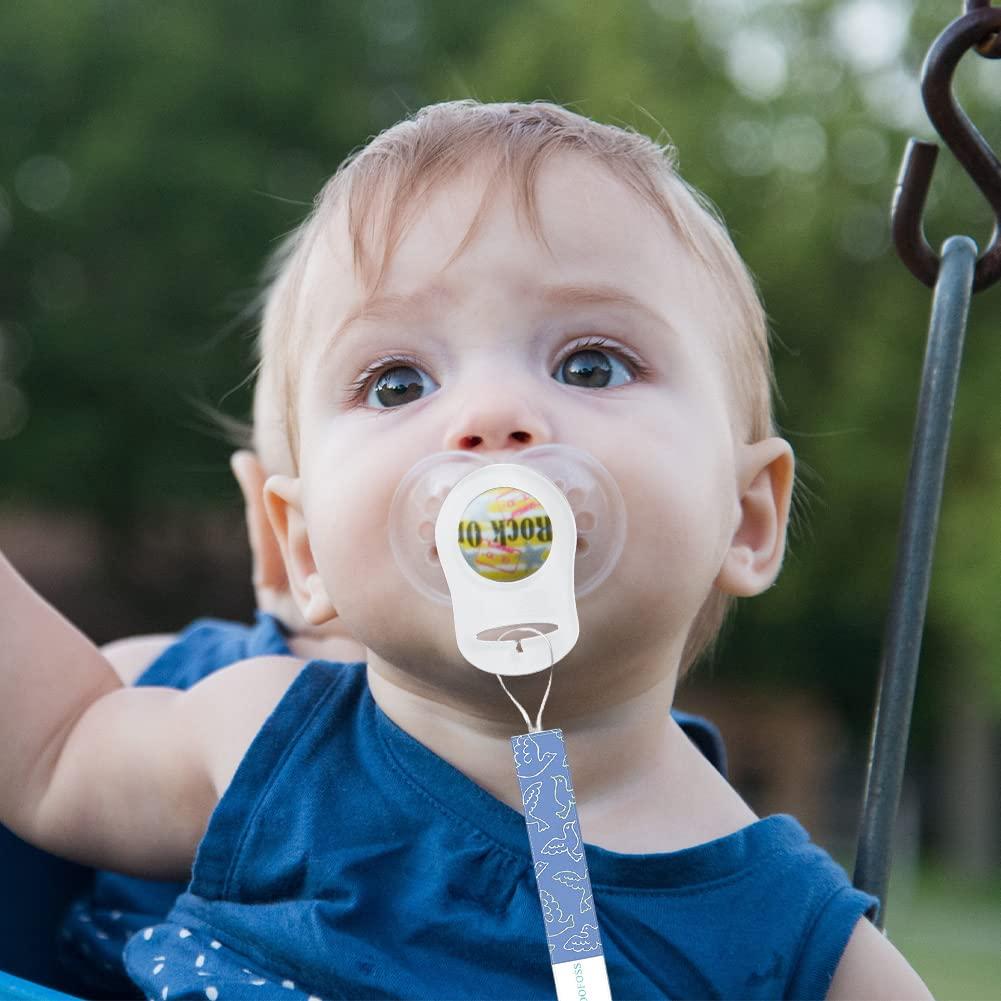 Buy Transparent Silicone Pacifier Ring & Adapter | Soft Silicone Dummy ...