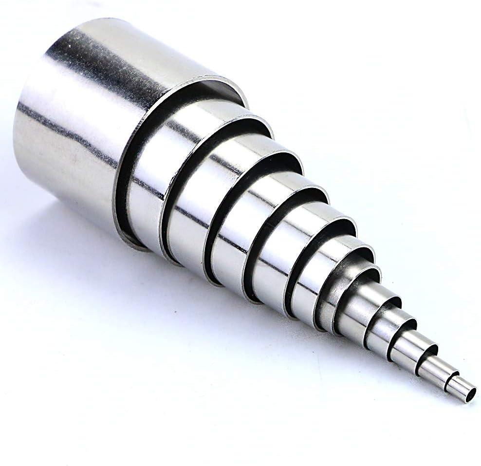 Fireboomoon 12 PCS Stainless Steel Hollow Punch Cutter Set with Storage ...