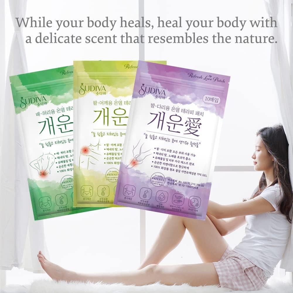 SUDIVA Therapy Pad: Natural Herb Sap Sheets for Stress Relief, Better ...