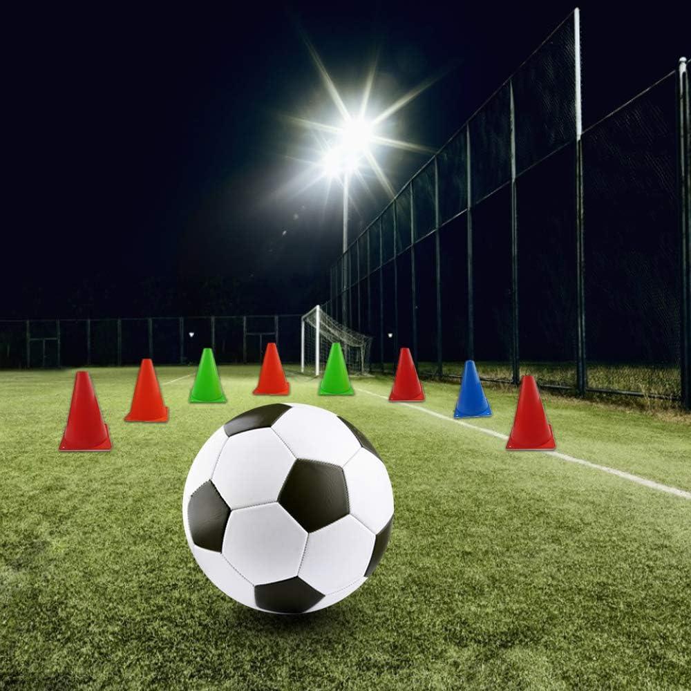 Mirepty 7 Inch Plastic Traffic Cones Sport Training Agility Marker Cone ...