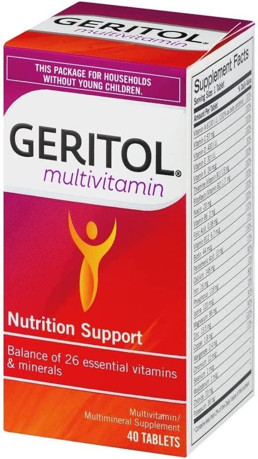 Geritol Complete Multi-Vitamin Mineral Supplement Tablets 100 Ea by ...