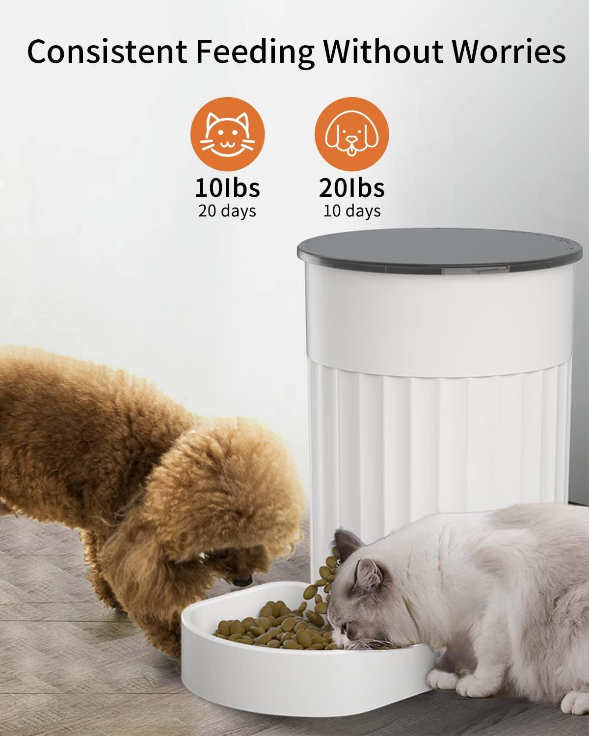 PAPIFEED Automatic Cat Feeder with APP Control | WiFi Smart Pet Food Dispenser for Cats, Rabbits ...