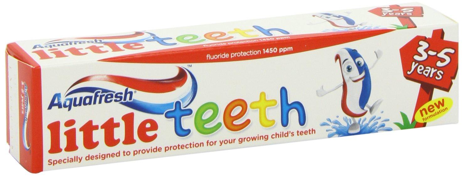 Buy Aquafresh 50ml Toothpaste for Children Little Teeth (3-5 Years ...