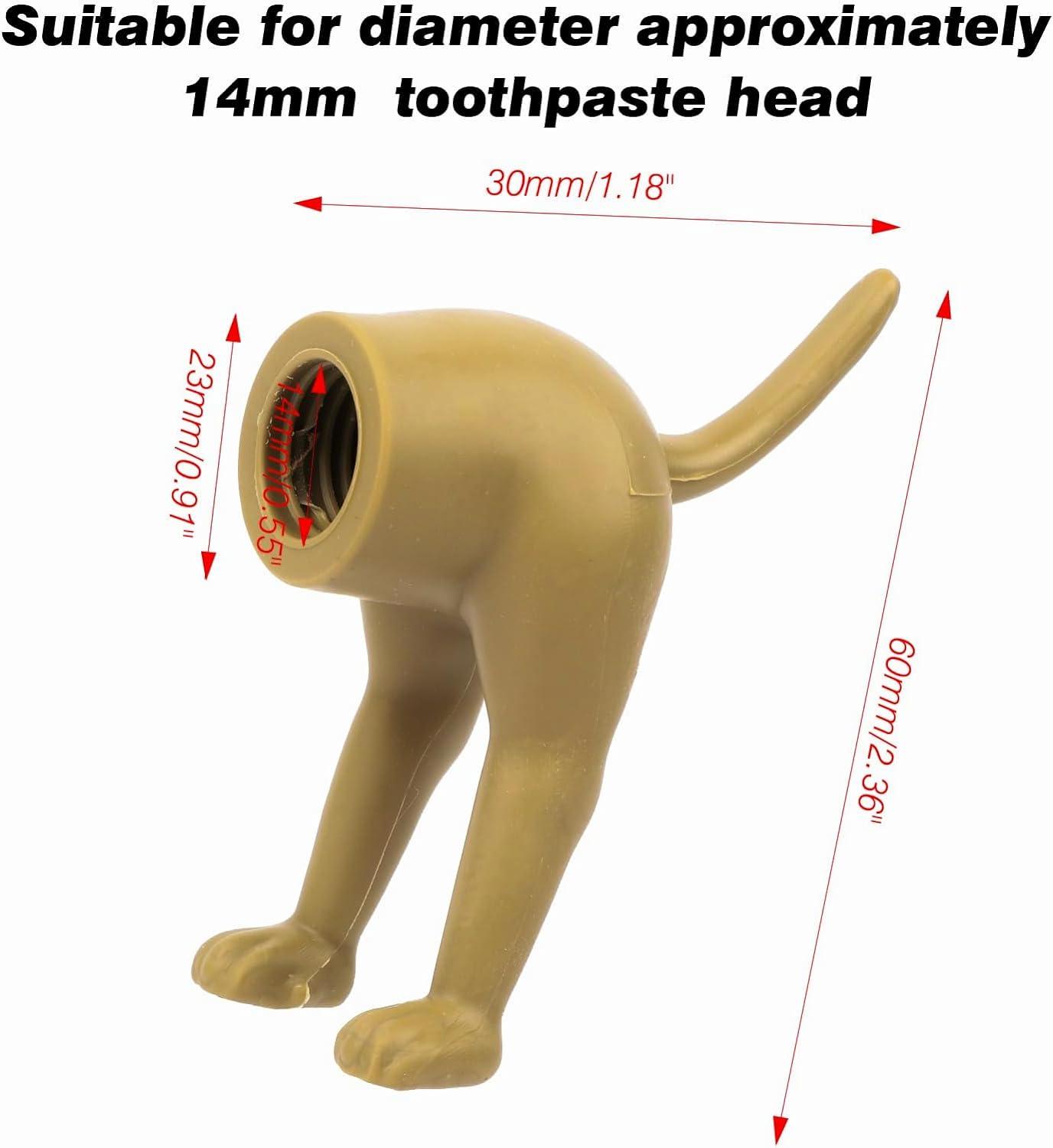 Pooping Dog Butt Toothpaste Topper - Funny Poop Toothpaste Dispenser ...