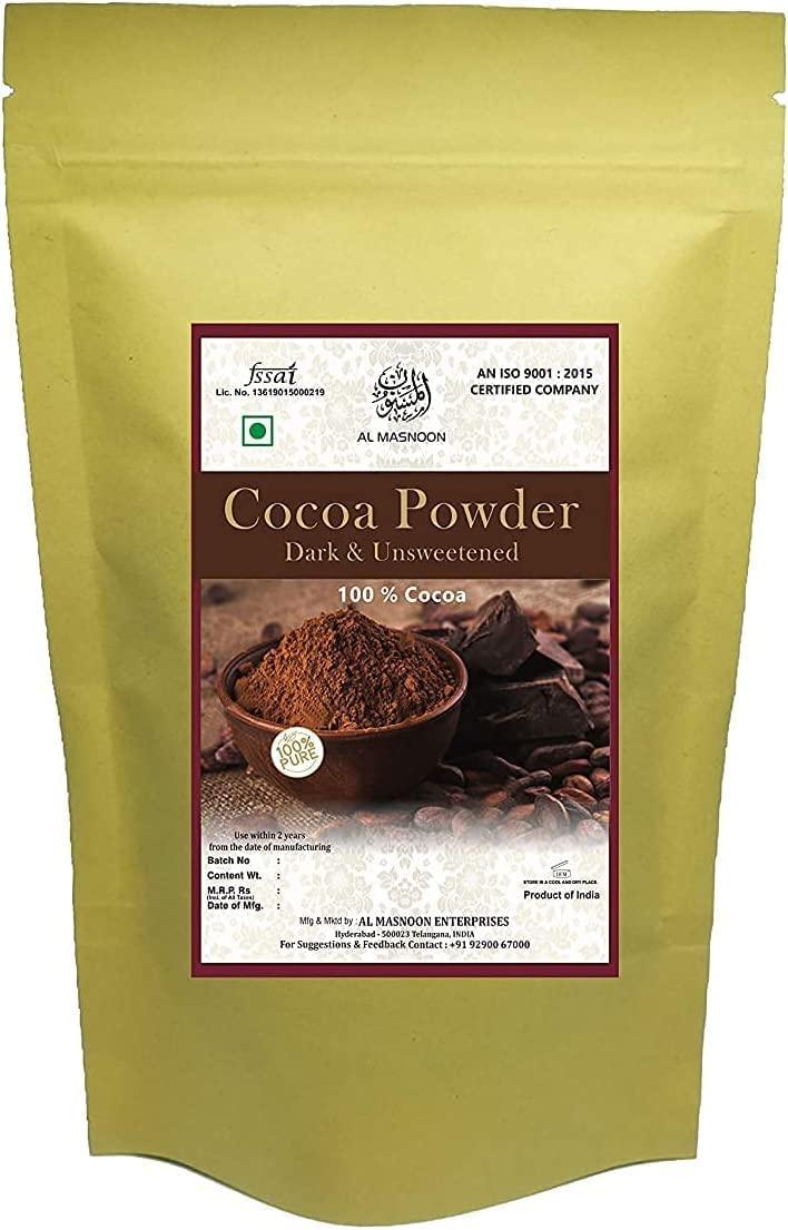 CROW AL MASNOON Pure Cocoa Powder Dark & unsweet 100 GMS Pure and ...