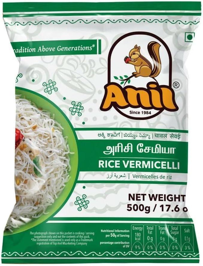 Anil Rice Vermicelli 500G Vermicelli Rice Noodles Vermicelli -Semiya ...