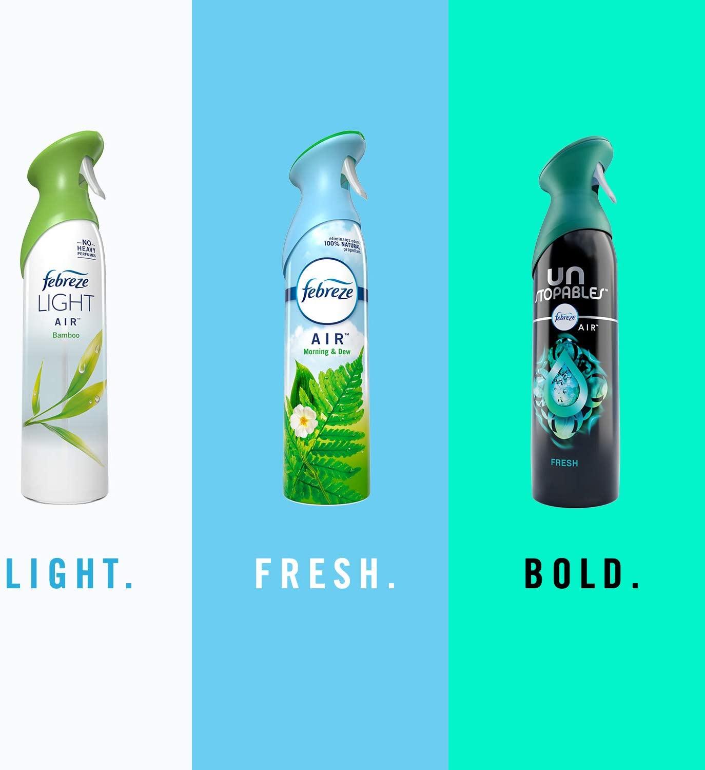 Febreze Light Odor-Eliminating Air Freshener, Sea Spray, 8.8 fl oz