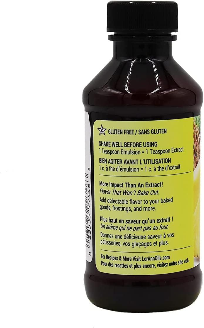 Lorann Oils Pineapple Bakery Emulsion - Premium Flavoring for Baking ...
