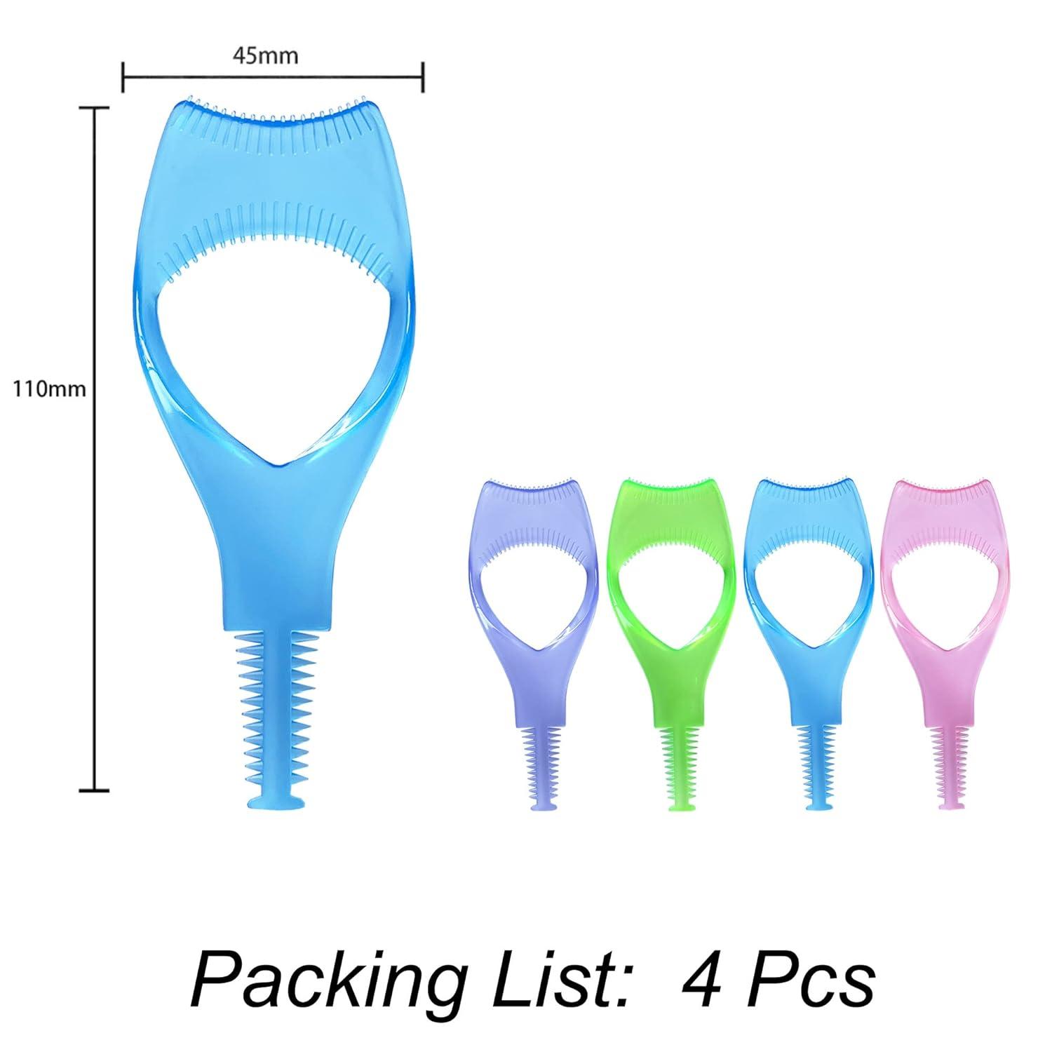 Mascara Shield Guard 4 Pcs - Eyelash Applicator Tool for Perfect Makeup ...