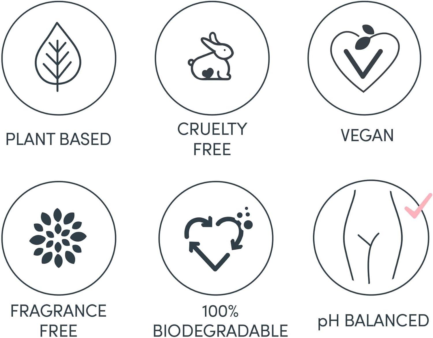 RAWGANIC Organic Intimate Hygiene Wipes Sachets - pH Balanced ...