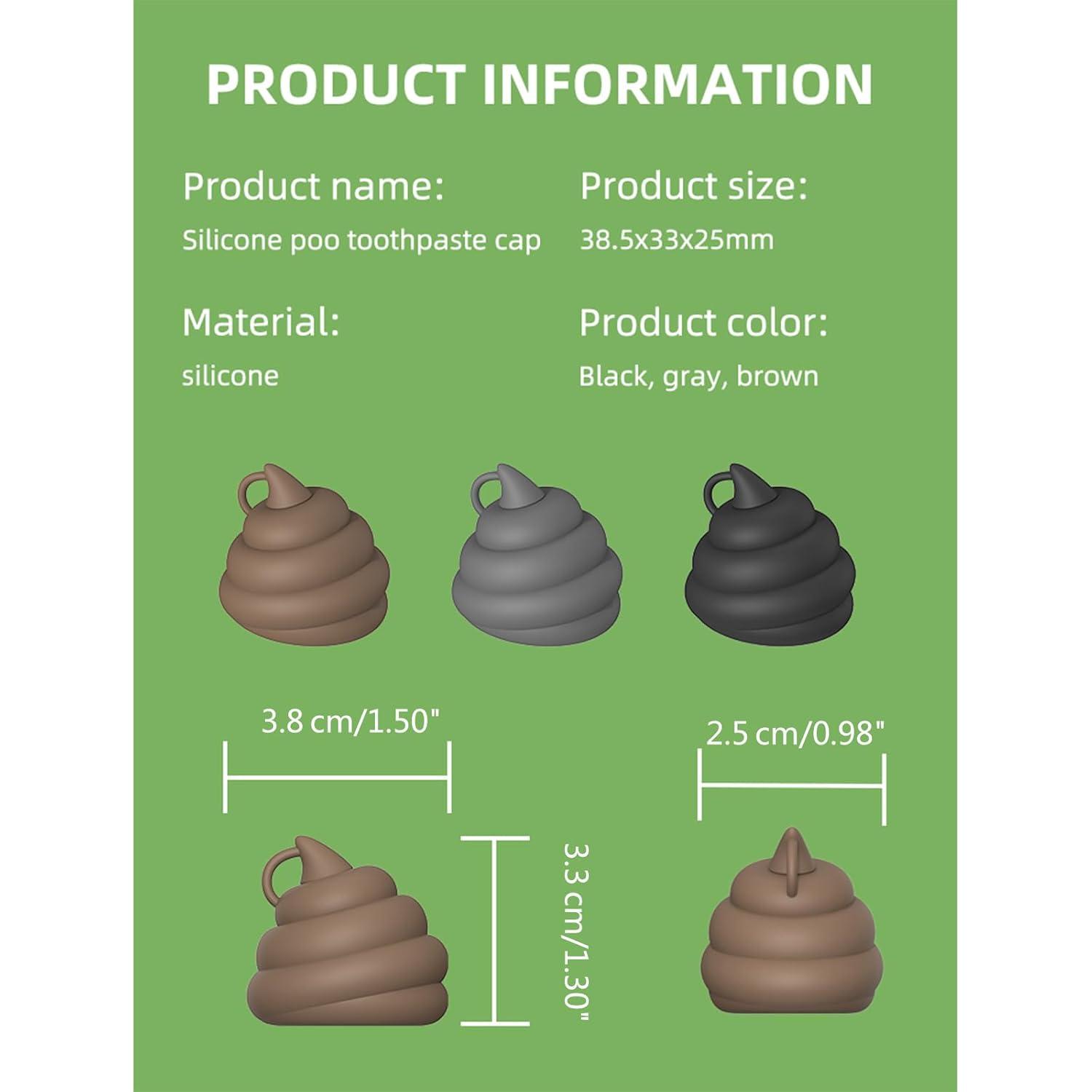 Funny Toothpaste Caps | Reusable Silicone Toothpaste Squeezers | Safe ...