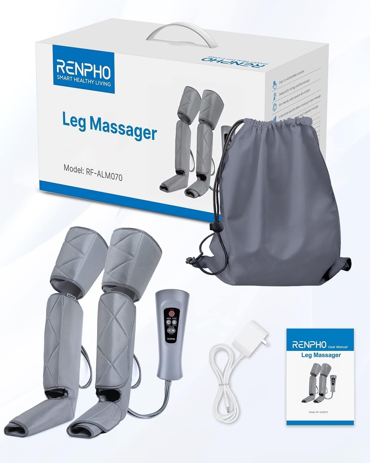 Renpho Leg Massager Air Compression Foot Calf Thigh Massage For