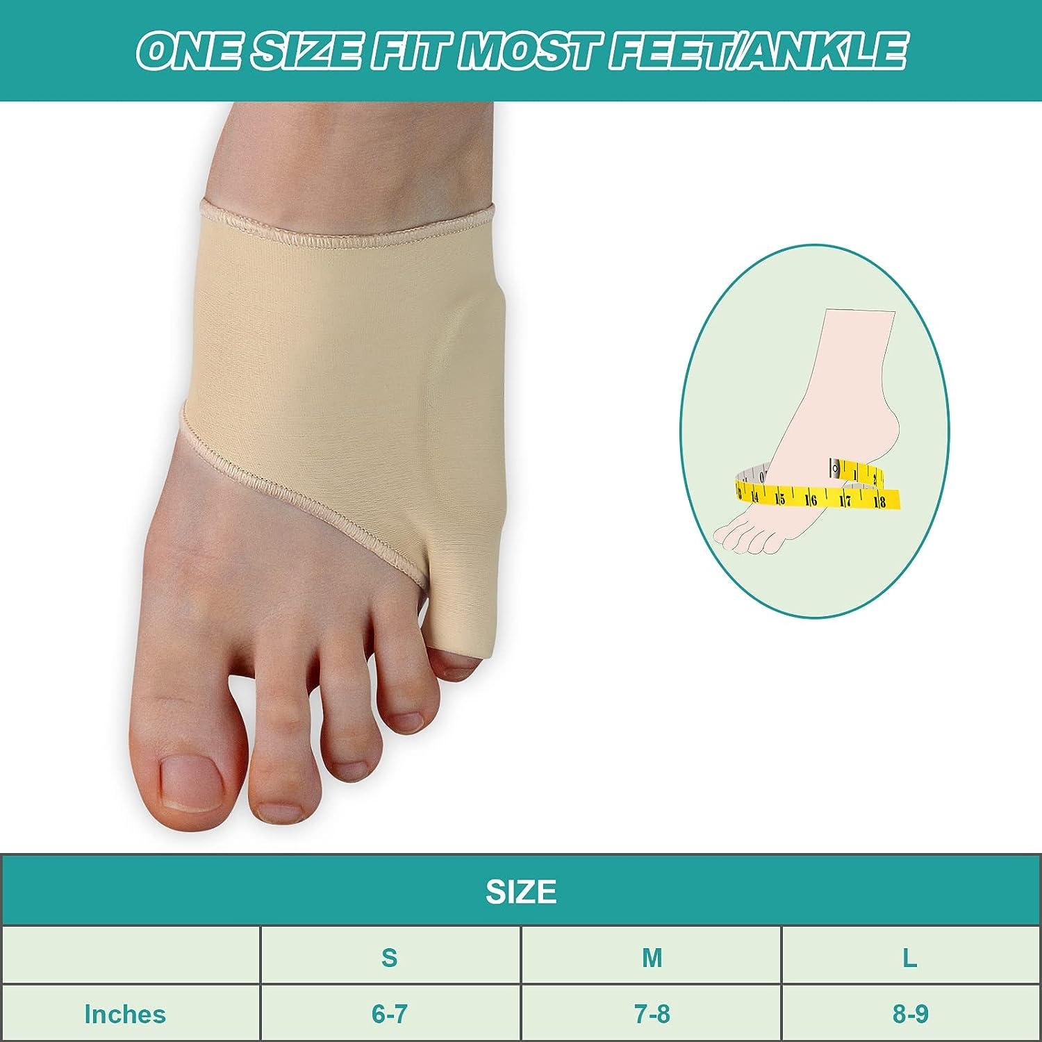 Soft Silicone Tailor Bunion Corrector & Pads - Size L | Toe ...