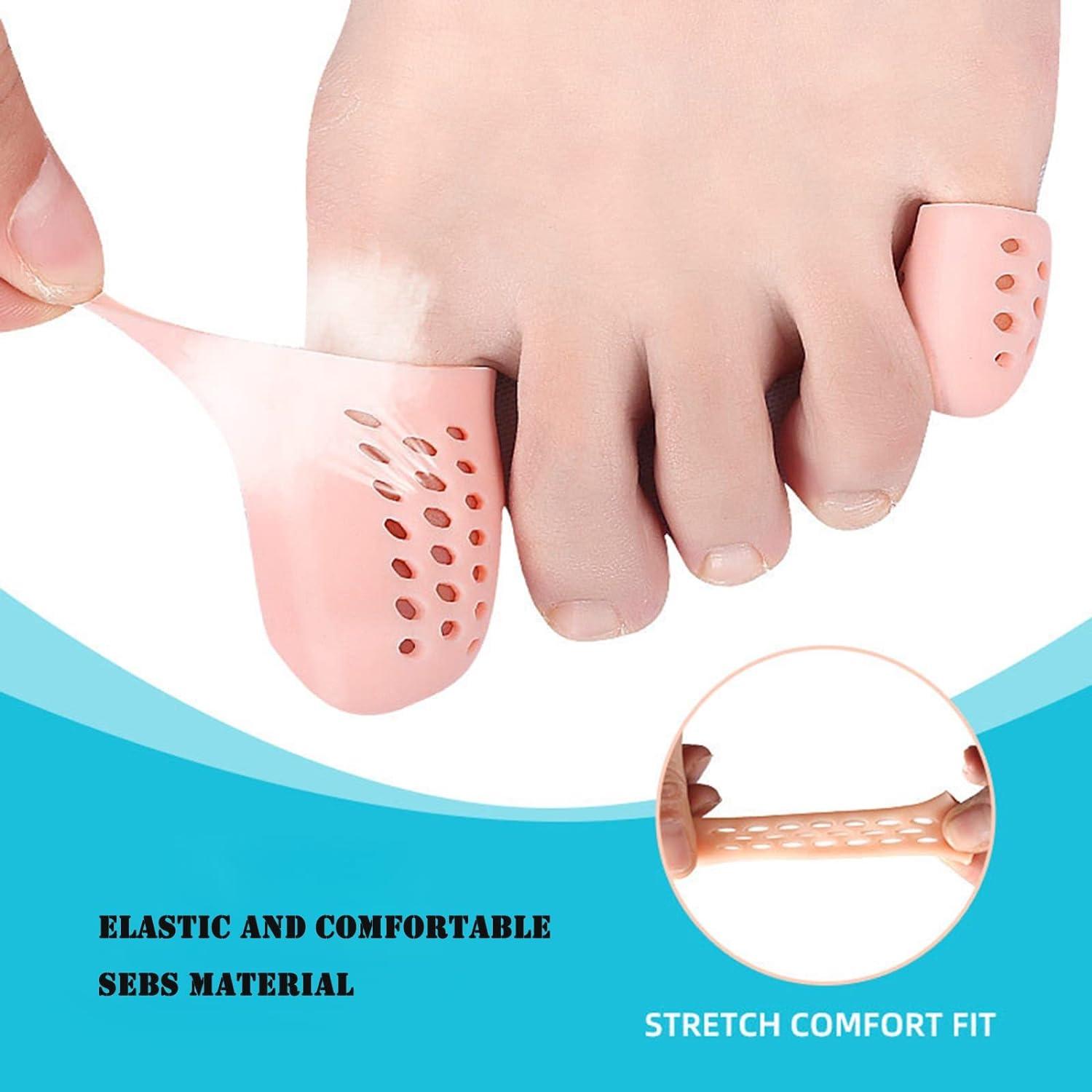 Plantar Wart Removal Gel Toe Caps - Toe Protectors for Blisters, Corns ...
