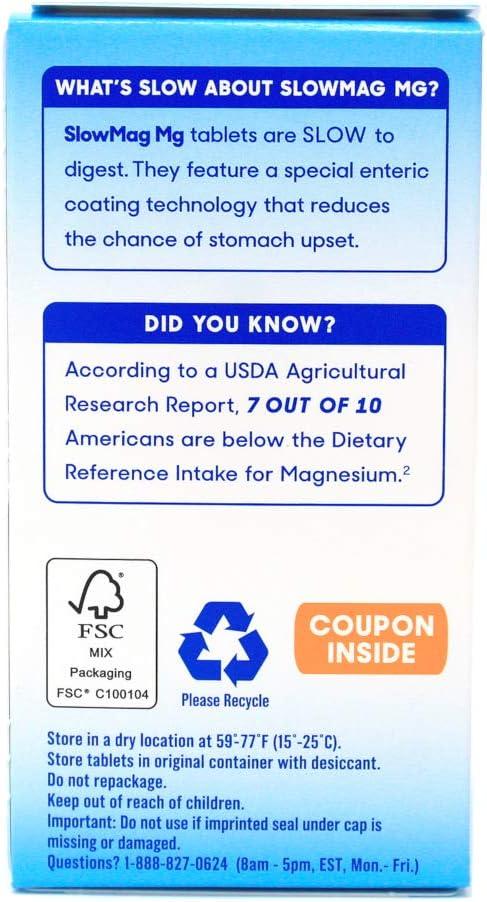 Roberts Slow Mag 60 Tablets - Magnesium Supplement for Energy and ...