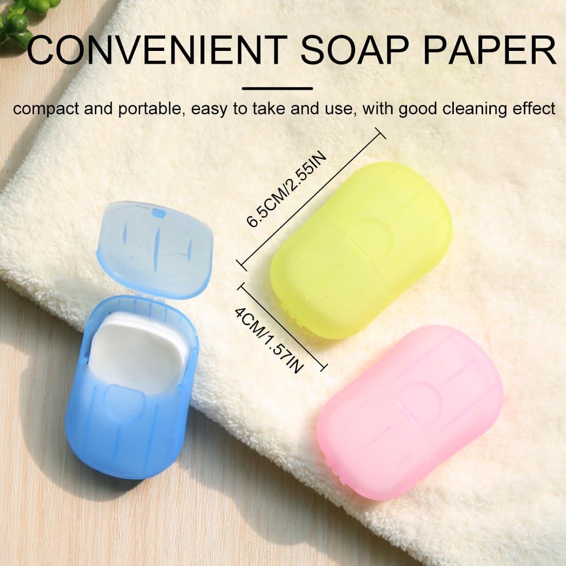 Buy Suliudaji Soap Paper Leaves - Travel-Friendly 5x Boxing Soap Sheets ...