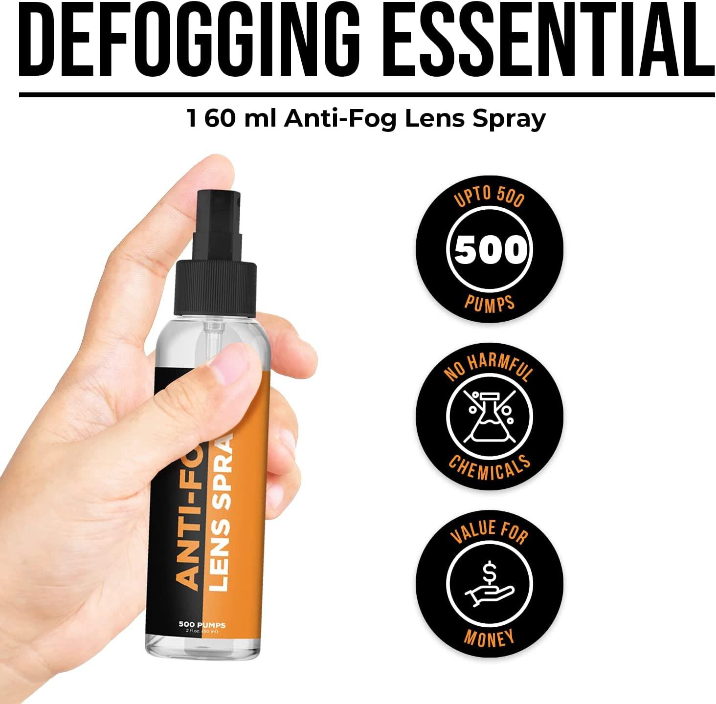 Care Touch Anti Fog Lens Spray 60ml - Up to 500 Pumps - For Glasses ...