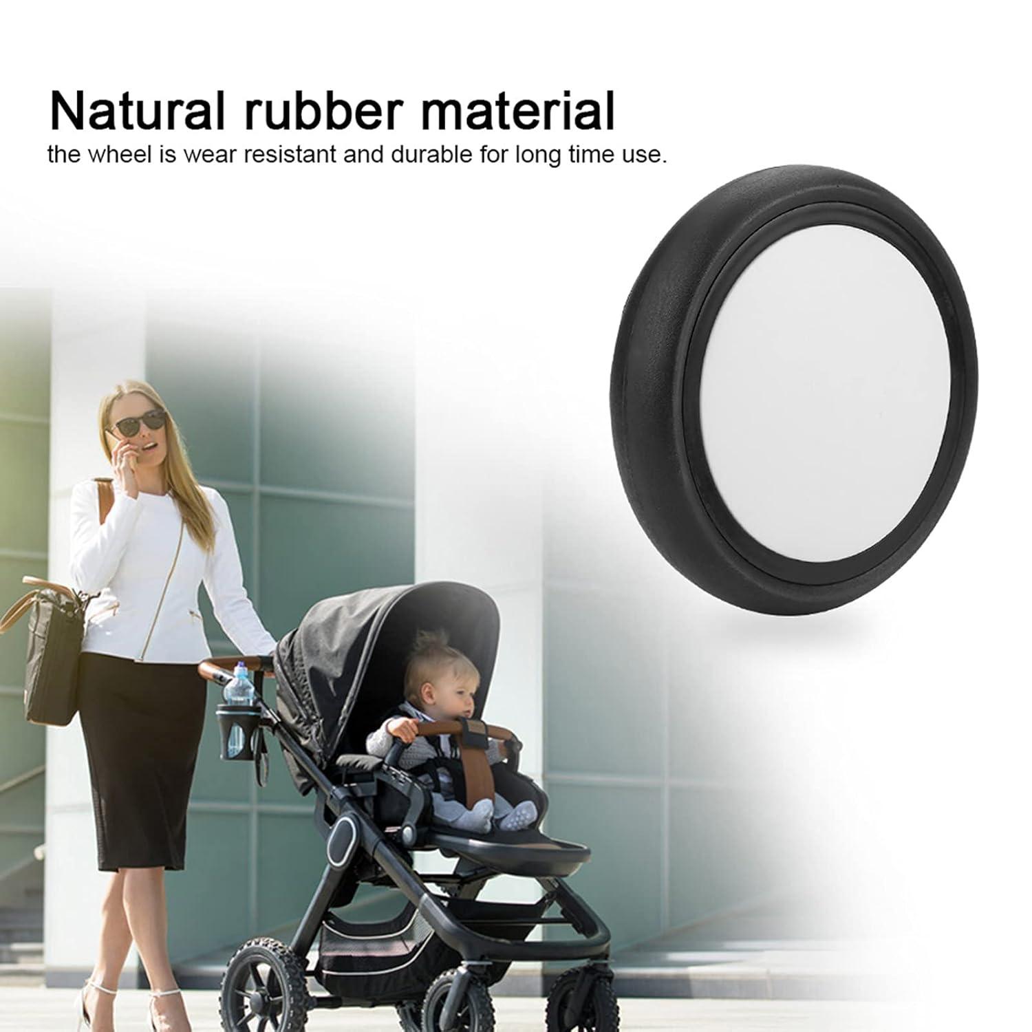 Buy Stroller Wheels Rubber - 360 Rotation for Yoya Vovo Wheel Stroller ...