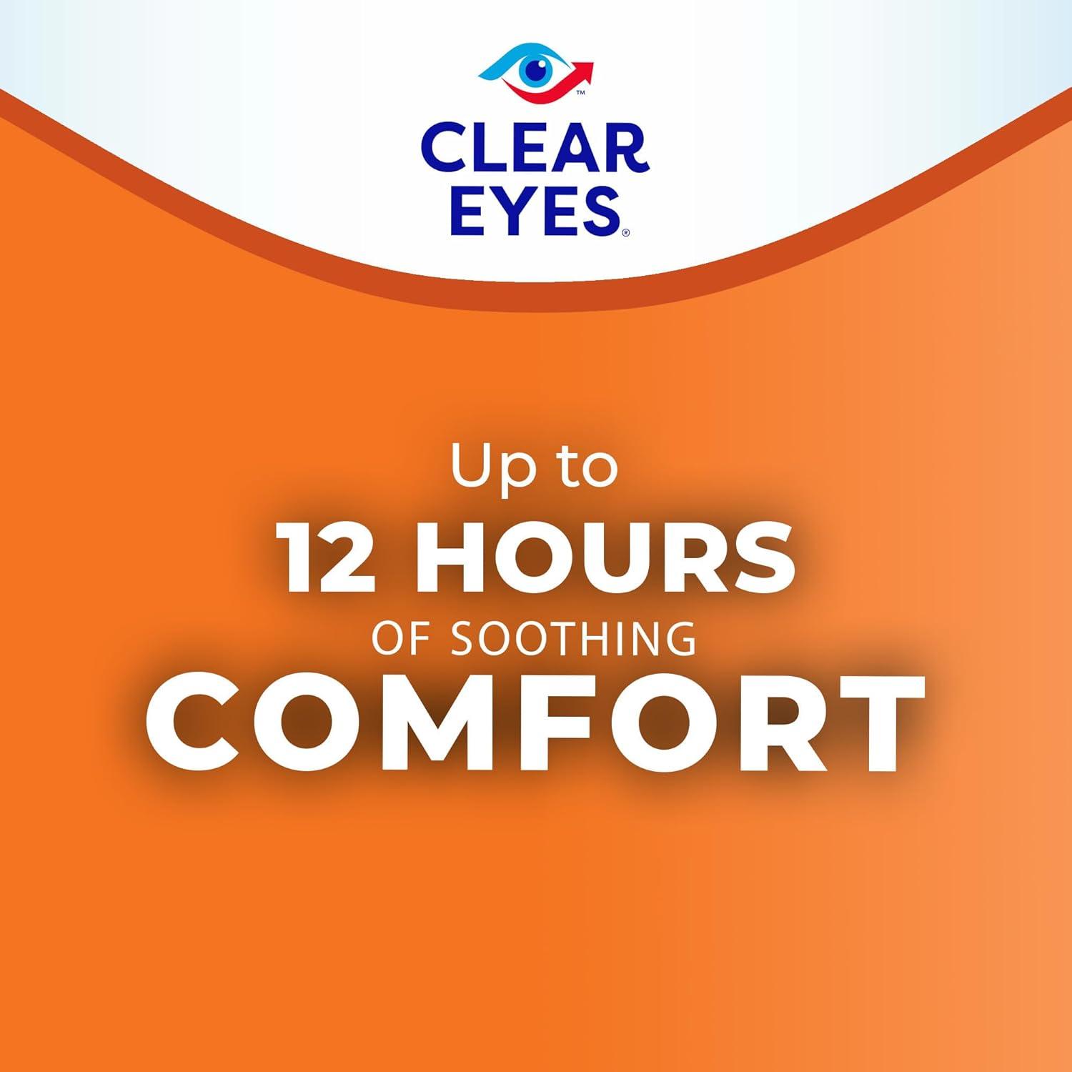 Clear Eyes Natural Tears Eye Drops 0.5 Fl Oz - Soothing Relief for Dry ...