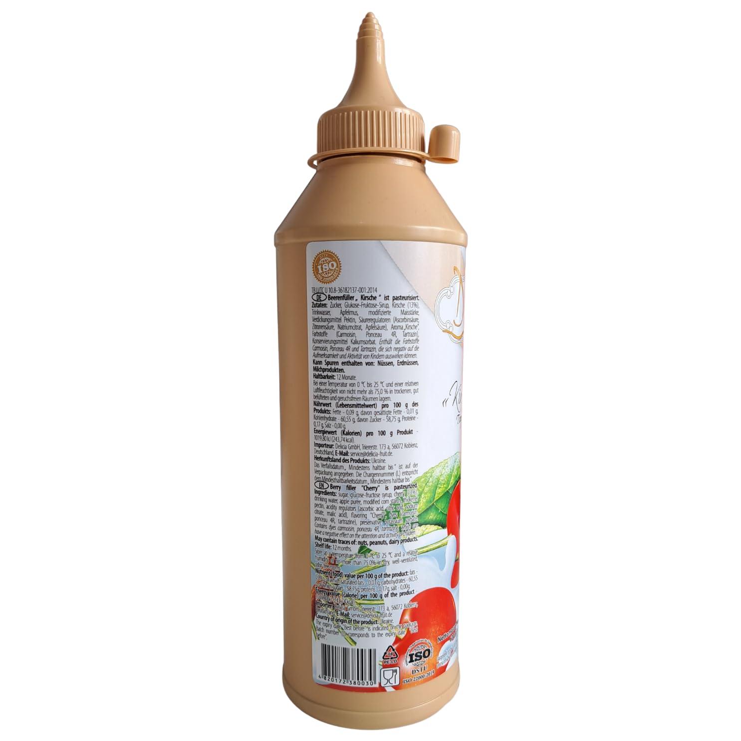 Cherry Desserts Sauce | Seductive Topping 600g - Delicia | Versatile ...