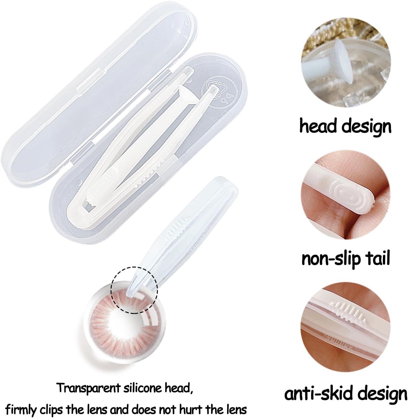3-Part Contact Lens Applicator & Container | Safe Tool for Removing ...