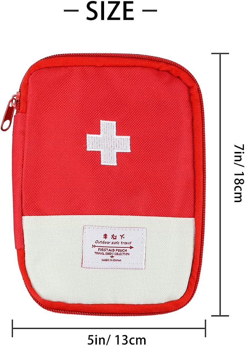 LEEFONE 4 Pack Mini First Aid Pouch - Portable Outdoor Emergency ...