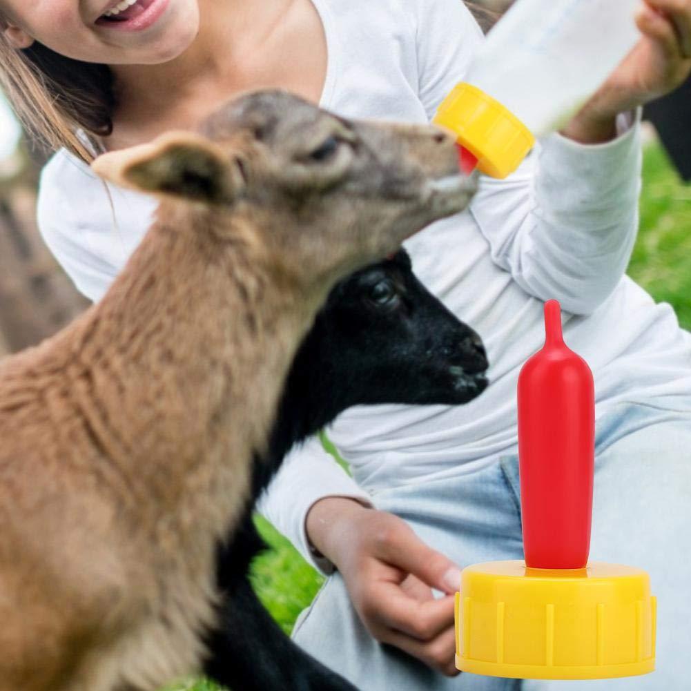 50Pcs Little Cow Calf Milk Drink Nipple Soft Silicone Goat Milk Bottle ...