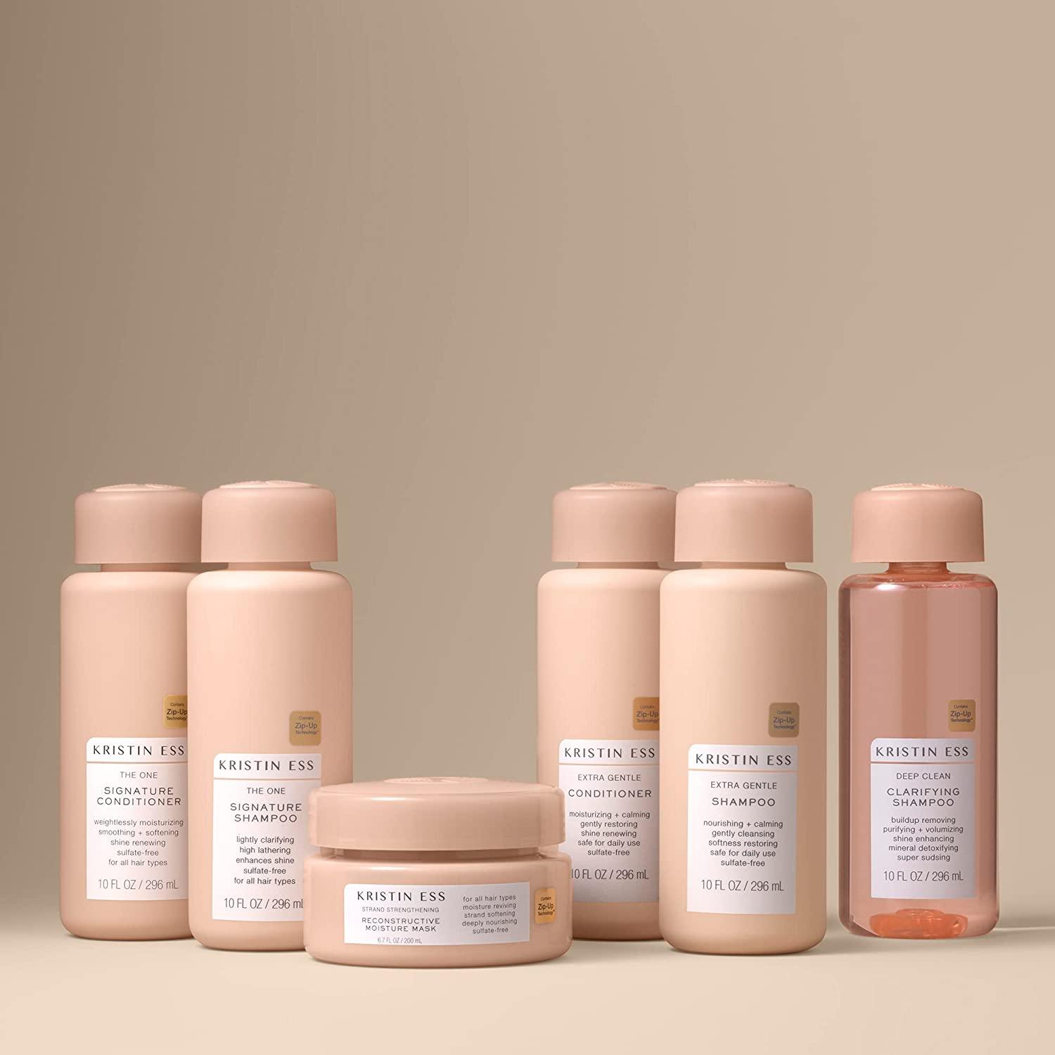 Kristin Ess Hair Signature Sulfate Free Hydrating Shampoo & Conditioner Set - Avocado & Castor ...