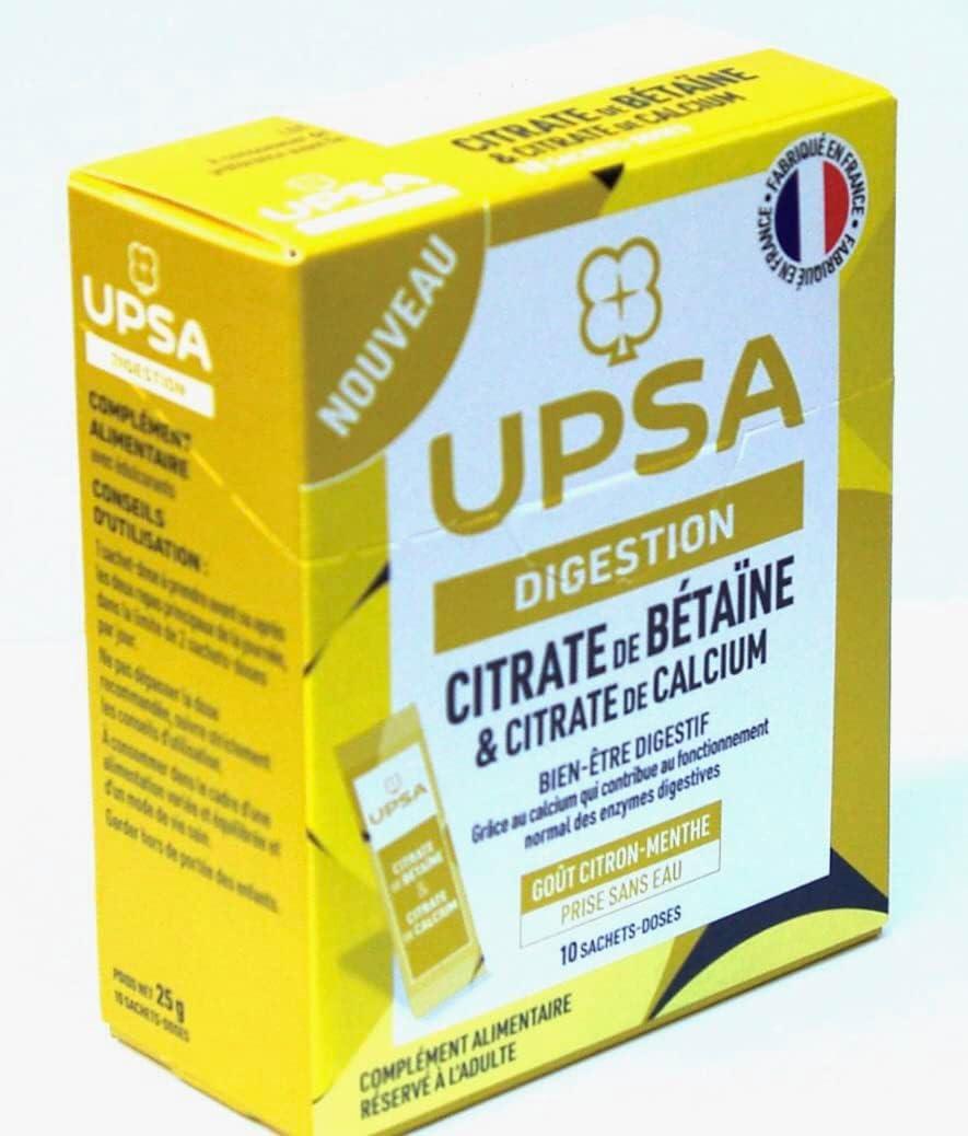 UPSA France Betaine & Calcium Citrate Digestive Comfort - 10 Sachet ...