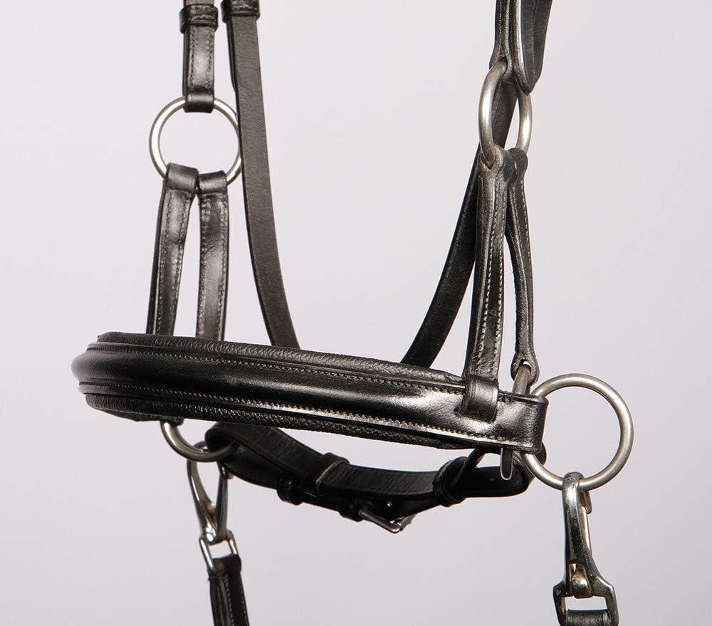 Harry's Horse Bridle Bitloos Sidepull Black Cob - Premium Quality ...