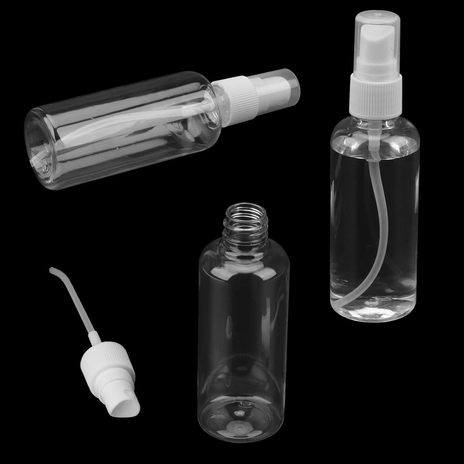 30 PCS 100ml Clear Plastic Spray Bottles Empty Fine Mist Spray Bottle ...