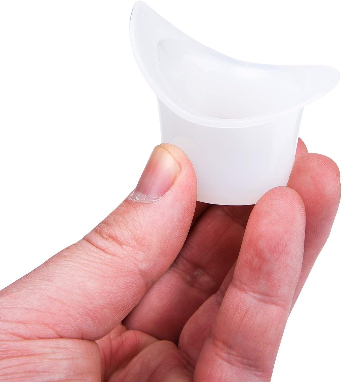MFUOE 4 Piece 8ml Reusable Silicone Eye Wash Cup Set - Non Sterile Eye ...