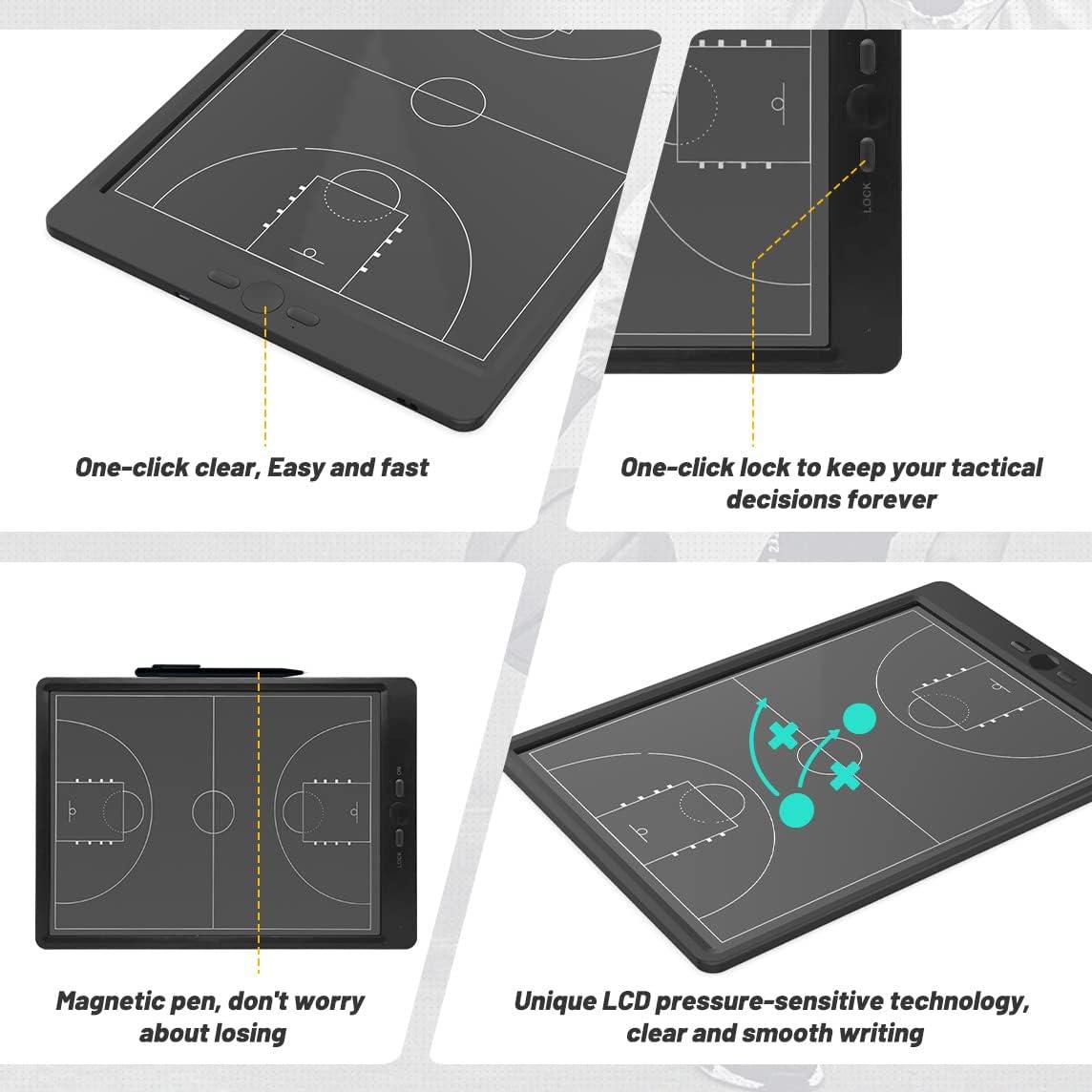 Mom&myaboys 15 Inch Electronic Basketball Strategy Training Board ...