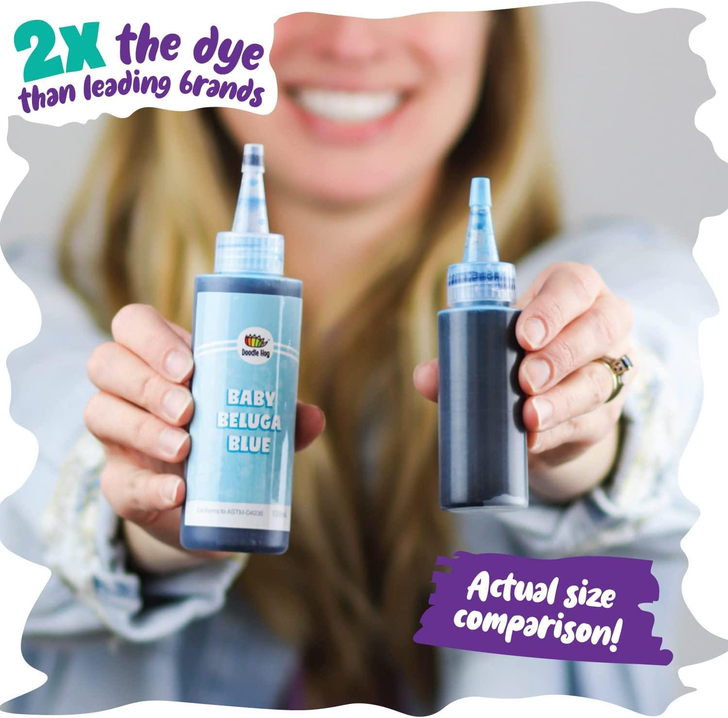 Beach Bum Blue Tie Dye Kit: Custom Clothing Dye with 6 Refills for ...