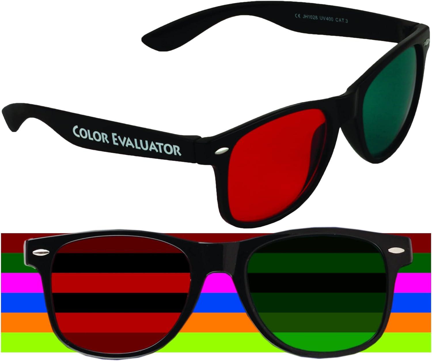 Color Evaluator Glasses - Red & Green Lenses for Accurate Color Values ...