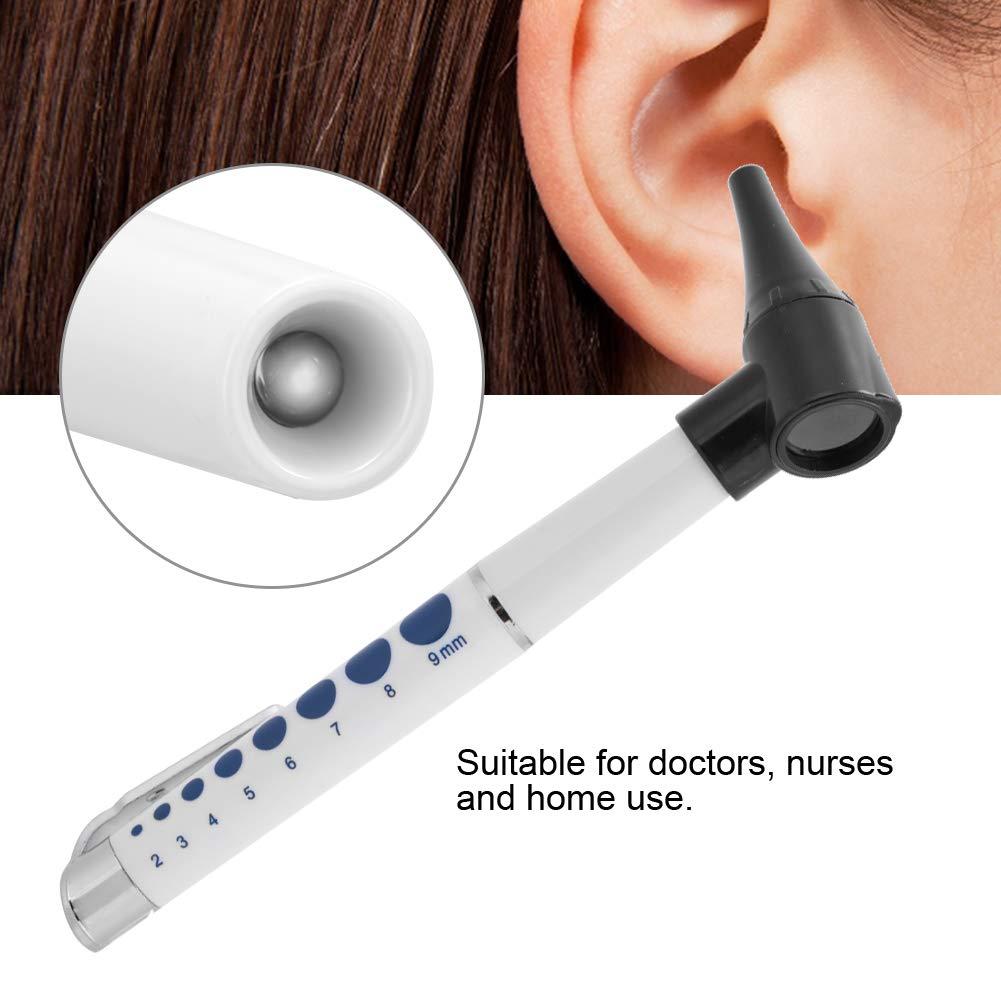 Otoscope Ear Wax Removal Kit - Ear Cleaning Tool Set for Ophthalmoscope ...