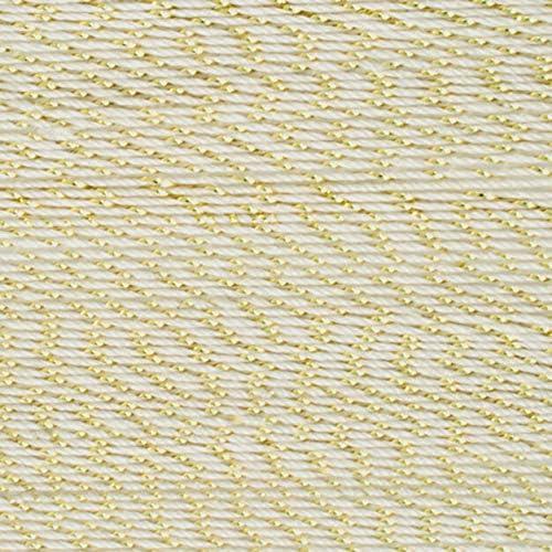 Coats Crochet Metallic Thread in Natural/Gold - Premium Quality Yarn ...