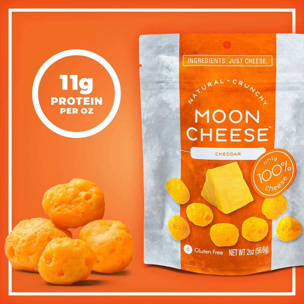 Moon Cheese Cheddar - 100% Natural Cheese Snack - 2 oz, 2 Pack | Buy ...