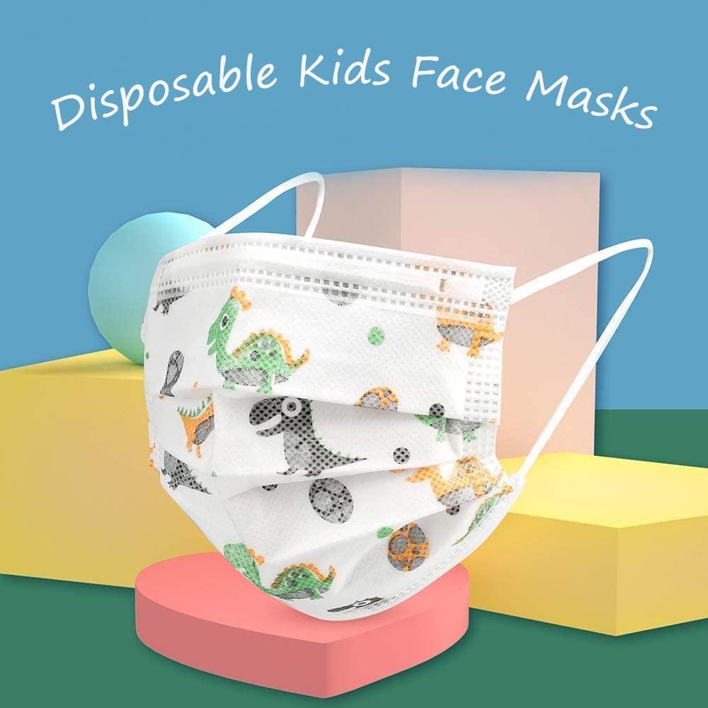 Keangs Kids Disposable Face Masks with Cartoons Pattern - 50Pcs ...