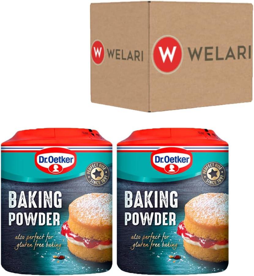 Dr Oetker 2 x 170g Baking Powder With Welari Thank You Card Pan Cakes ...
