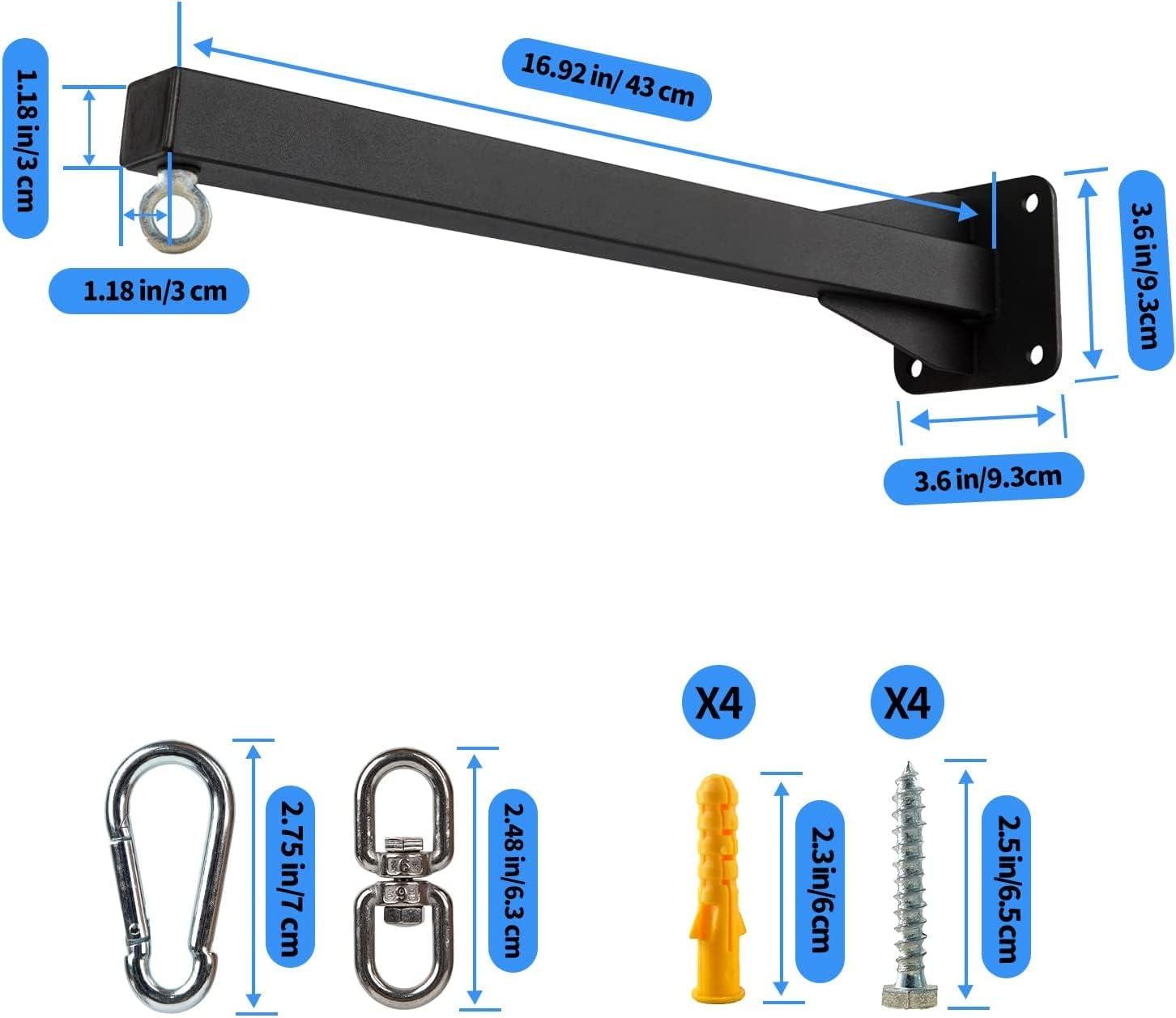 Vanrouge Heavy Boxing Bag Wall Holder - Robust Punching Bag Holder for ...