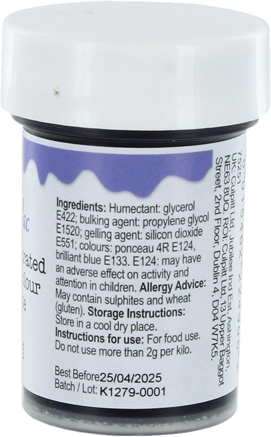 Color Splash Lilac Food Coloring Paste - 25g | Vibrant Edible Color for ...