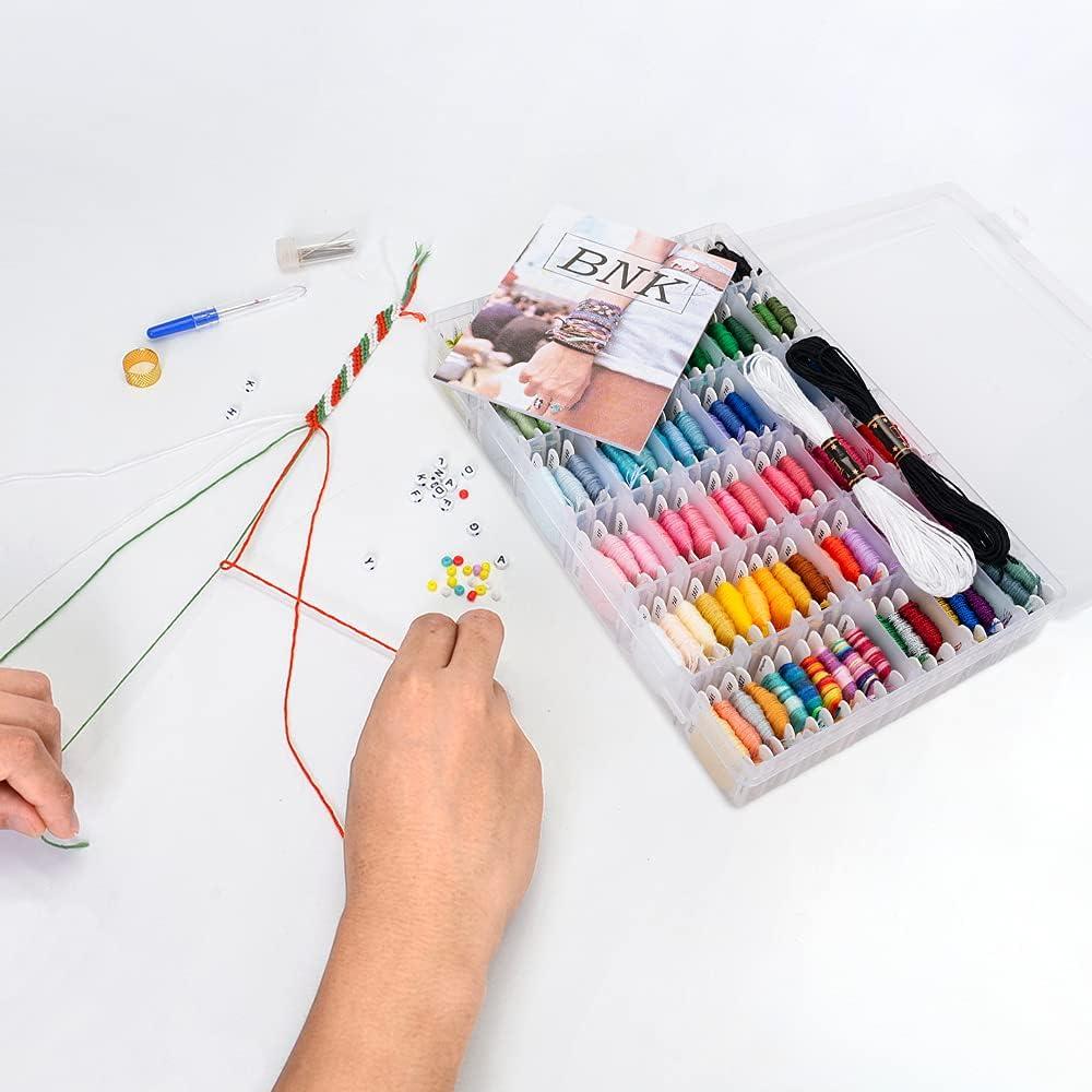 962Pcs Friendship Bracelet String Kit with 110 Colors Embroidery Thread ...