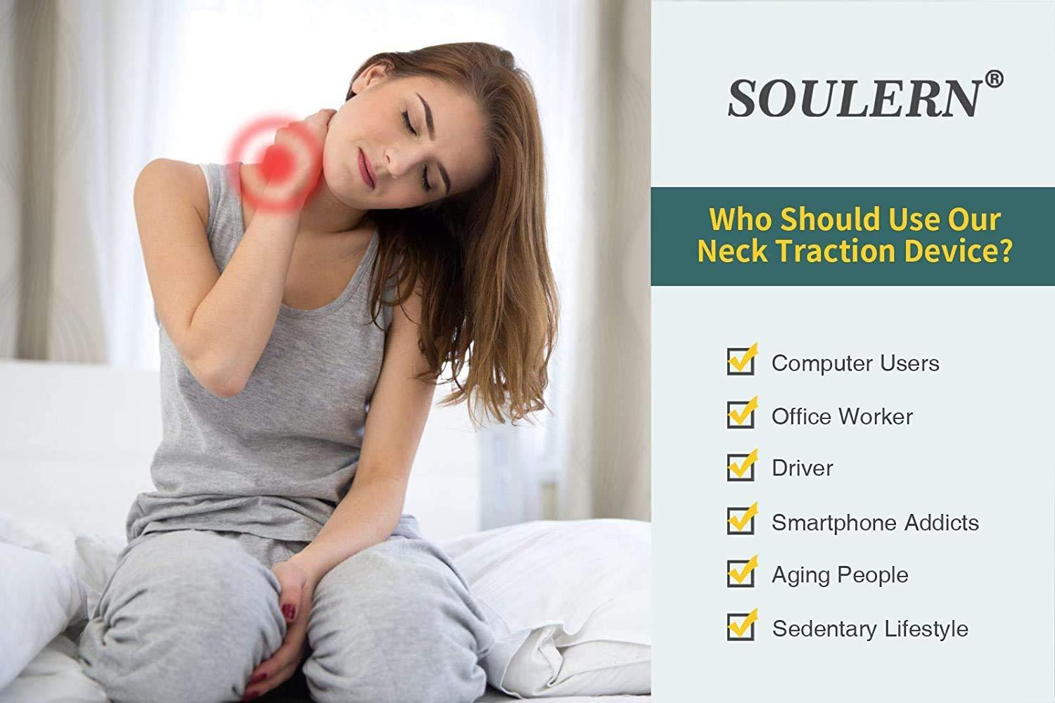 Cervical Neck Traction Device for Pain Relief - Over Door Portable ...