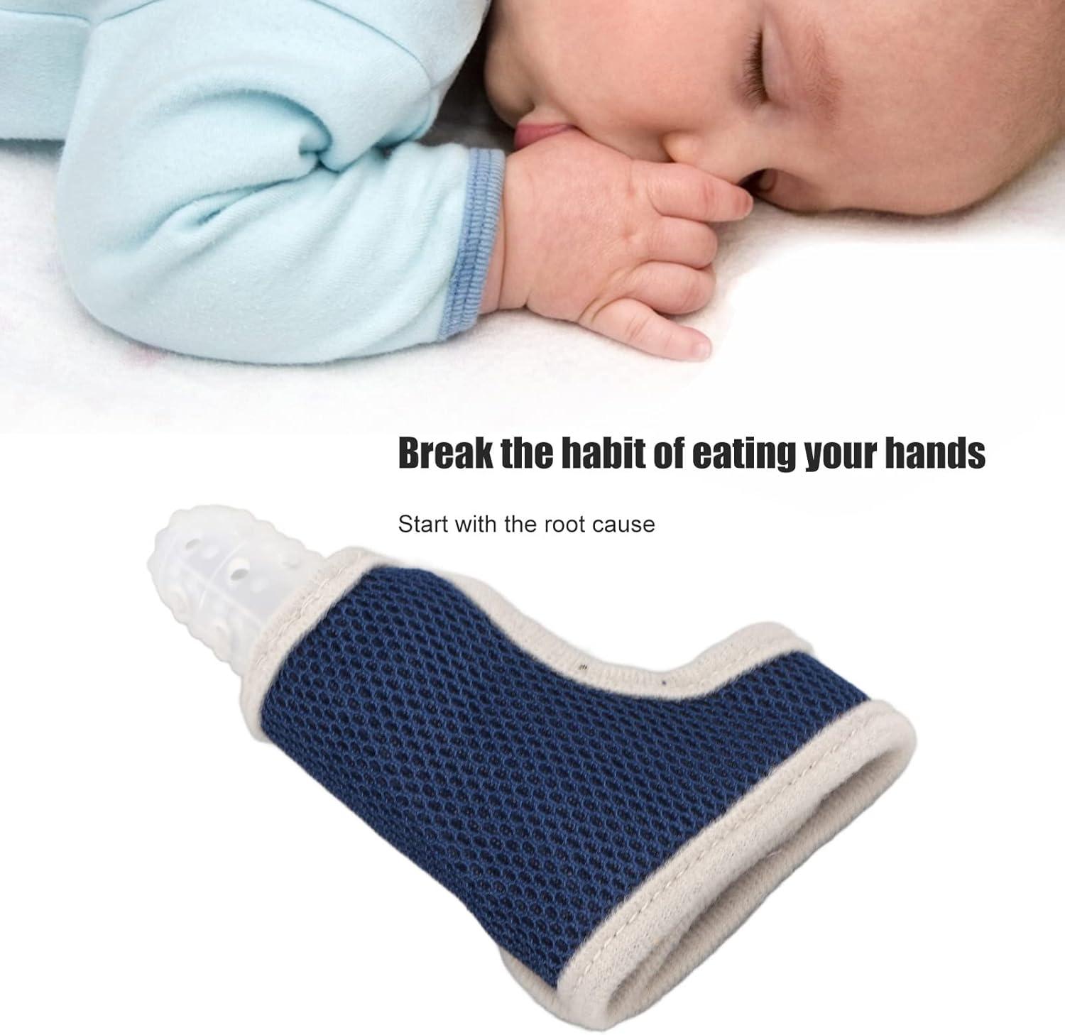 Silicone Finger Protection for Toddlers | Breathable Wrist Band & Bite ...