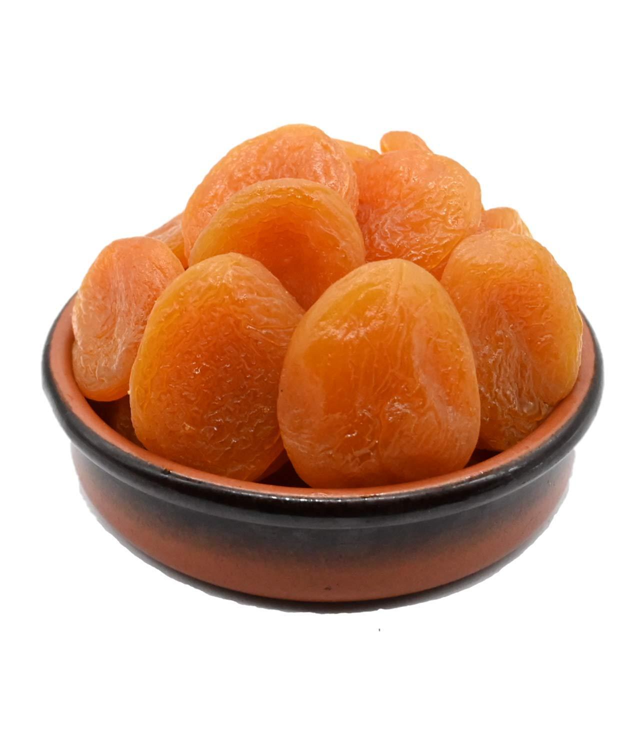 JUMBO Turkish Dried Apricots - 1 LB Resealable Bag, Natural and ...
