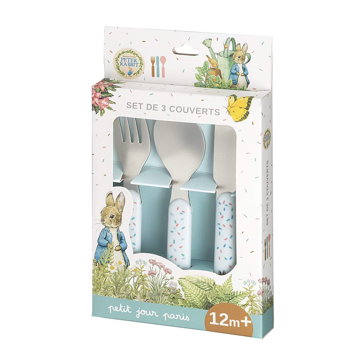 Peter Rabbit BP903P Multi-Coloured Cutlery Set | International Shipping ...