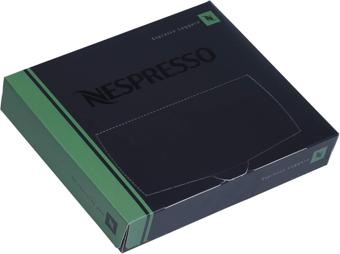 Nespresso Espresso Leggero (1 box of 50 capsules) for Commercial ...