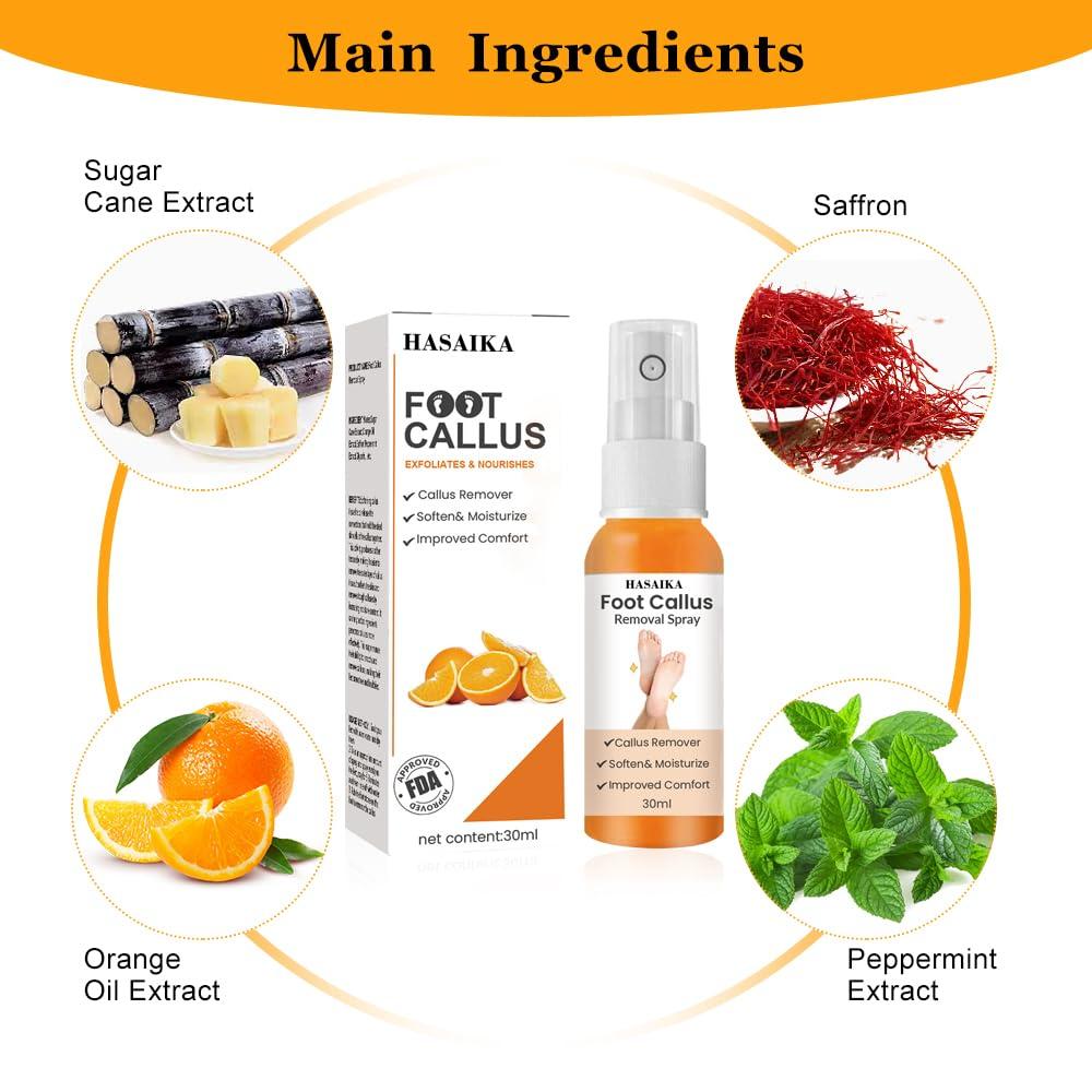 Foot Peeling Spray | Quick Callus Removal & Skin Care | Corneal Remover ...