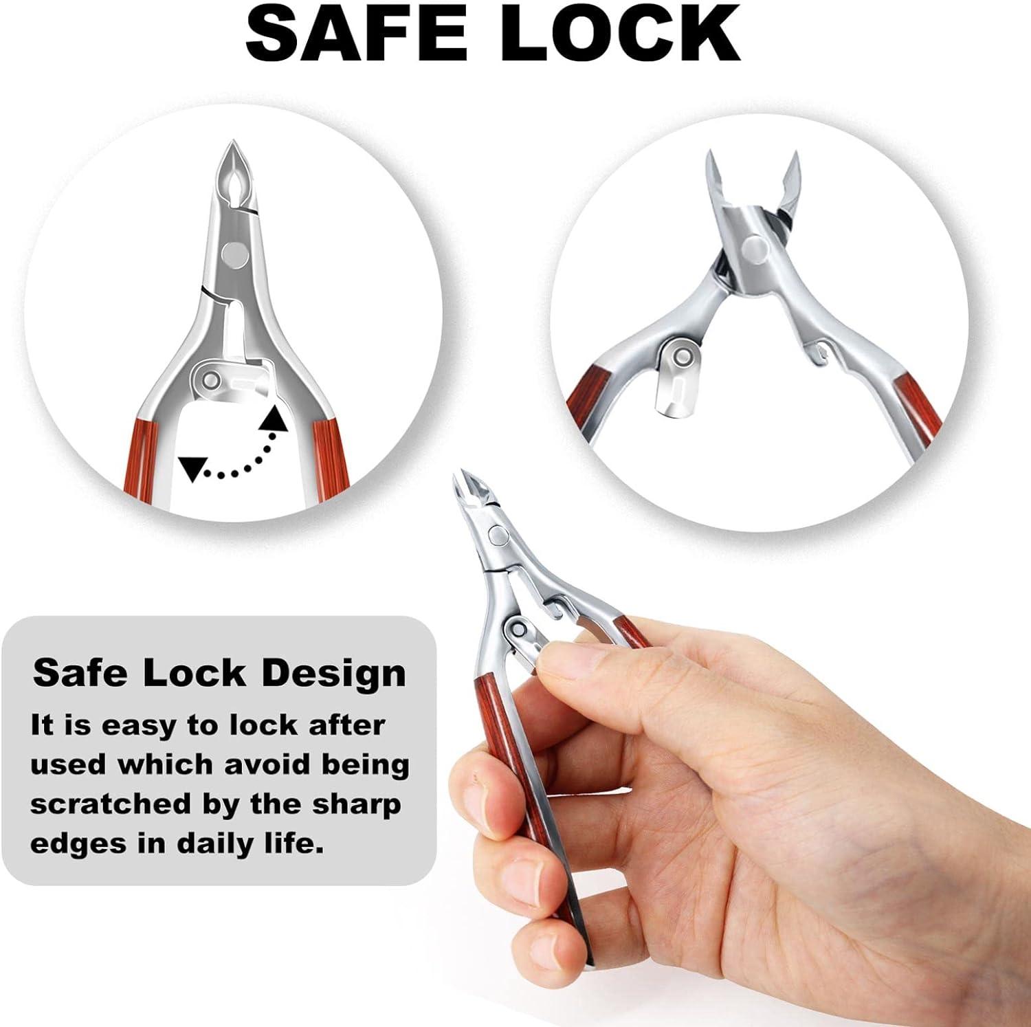 Precision Stainless Steel Cuticle Nippers - Professional Manicure ...